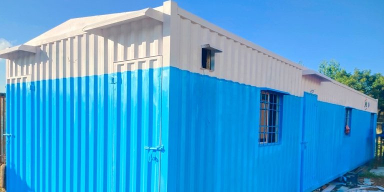 Container For First Aid Room - 4 Square Container Services